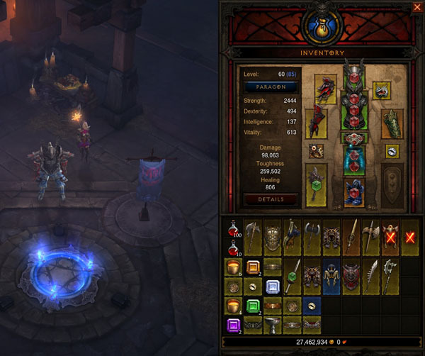 Sistem Inventaris Diablo 3